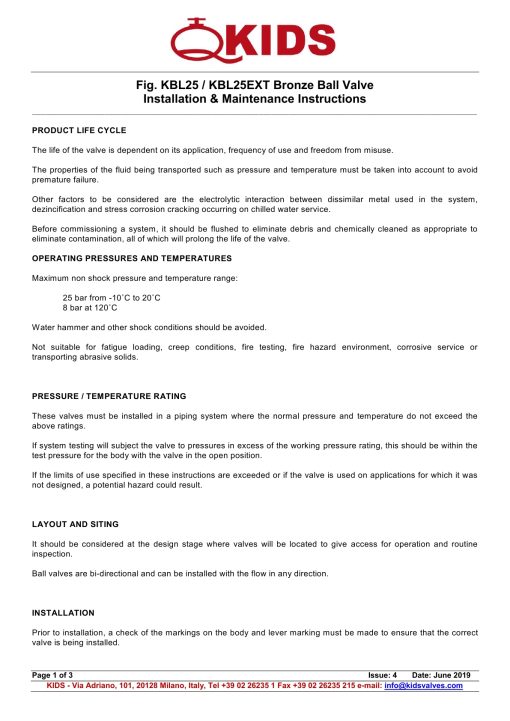 Download Area – KIDS VALVES